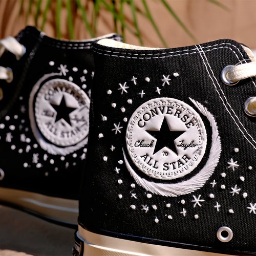 Embroidered Converse/ Custom Converse Chuck Taylor Embroidered - Etsy