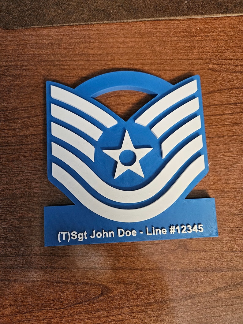 US Air Force, Rank Gift Plaques. - Etsy