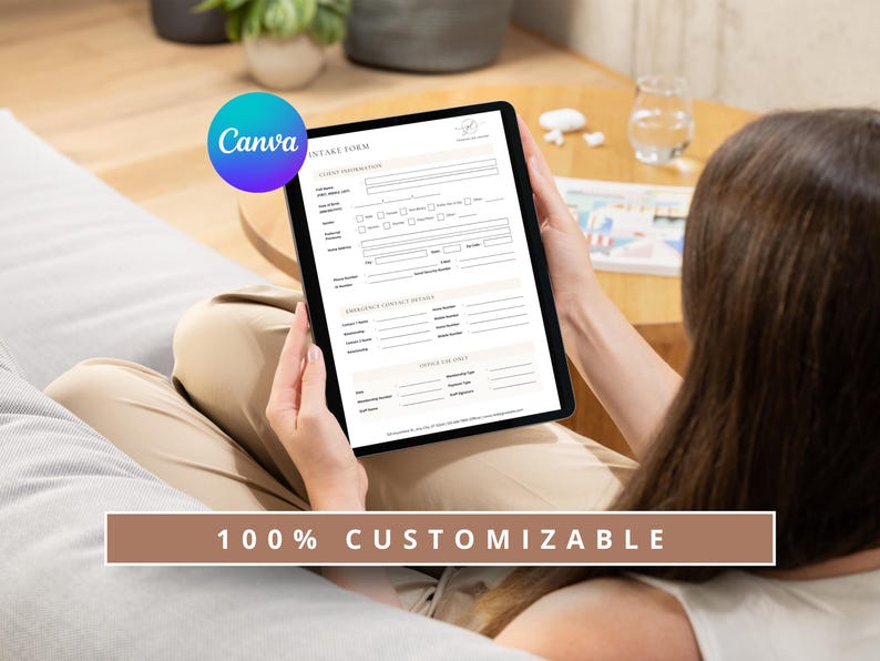 Therapy Client Intake Form, Therapist Template, Counseling Intake Form ...