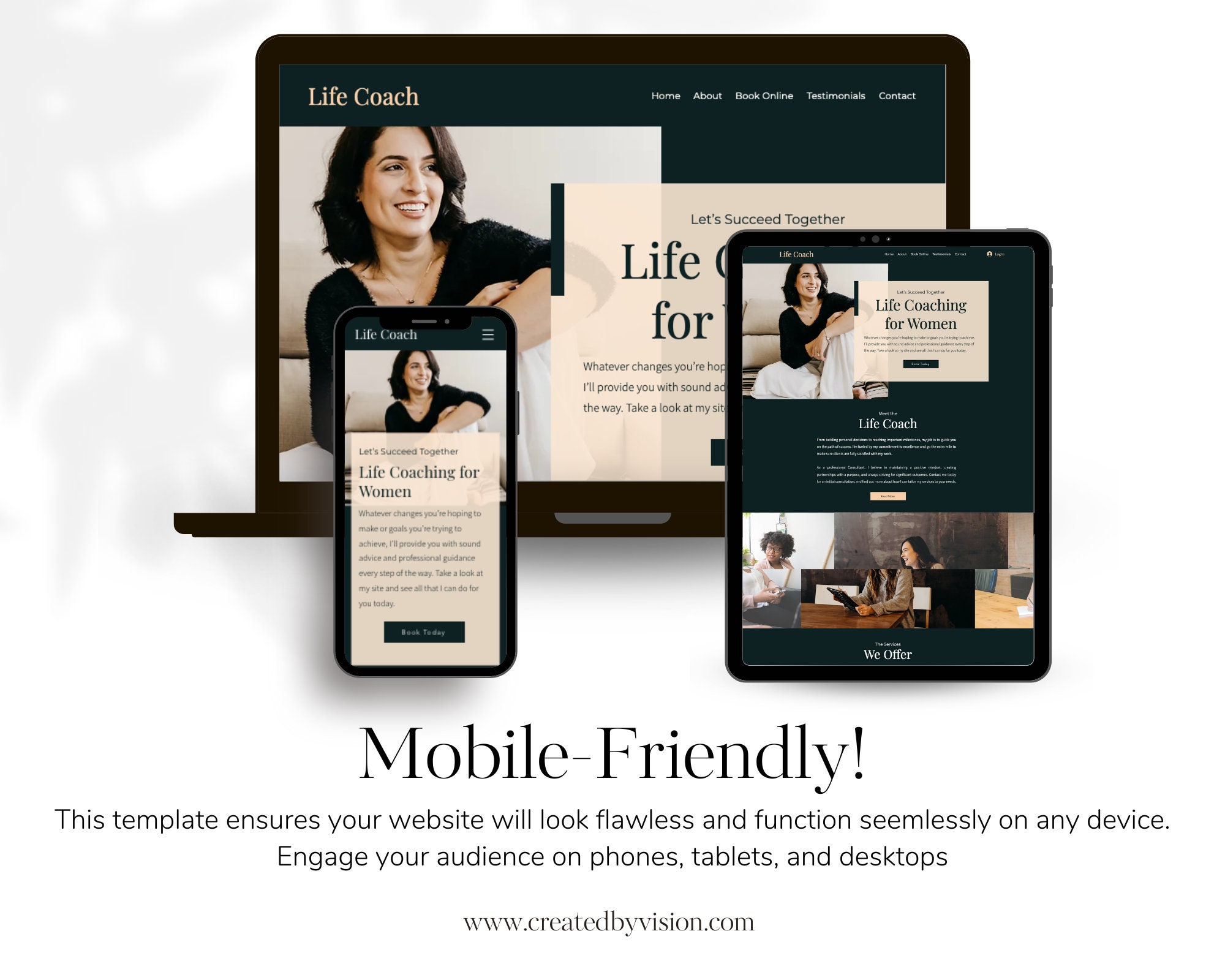 WIX Website Template Website for Coaches Consultant Website Aesthetically Pleasing Professional ...