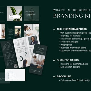 WIX Website Template, Social Media Templates, Instagram, Brochure ...