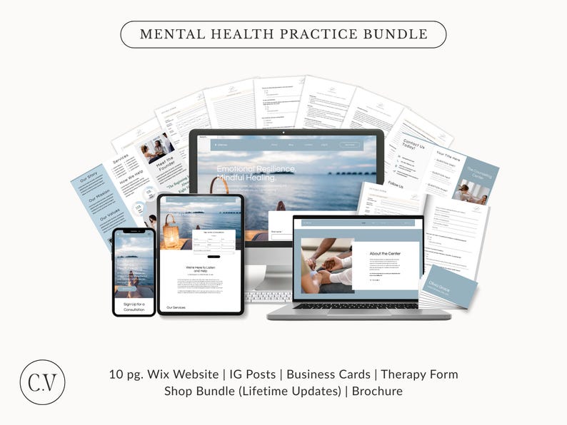WIX Website Template, Social Media Templates, Instagram, Brochure ...