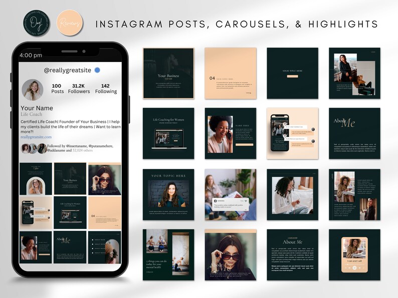 WIX Website Template Coach Website Modern Aesthetic WIX Website Lead ...