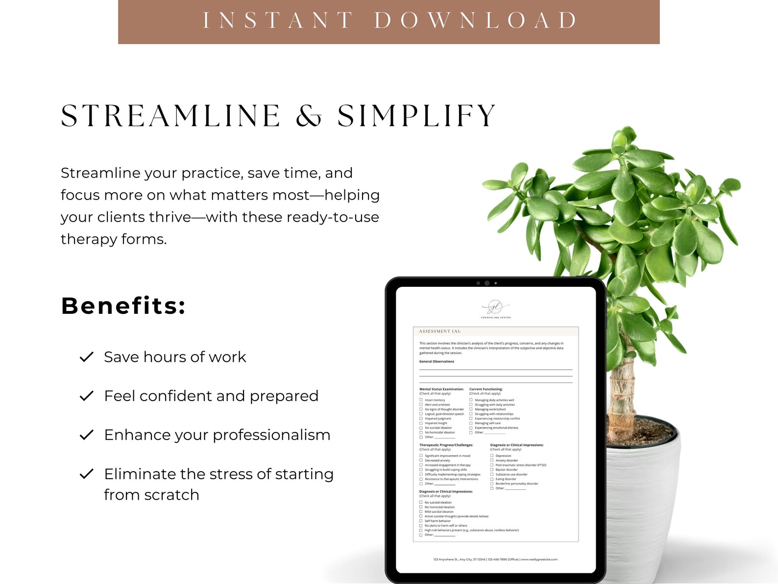 Therapy SOAP Progress Notes Template, Therapist Template, Social Work ...