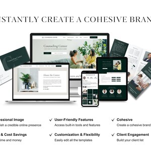 WIX Website Template, Social Media Templates, Instagram, Brochure ...