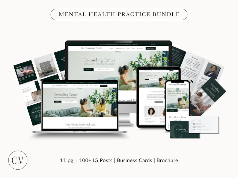 WIX Website Template, Social Media Templates, Instagram, Brochure ...
