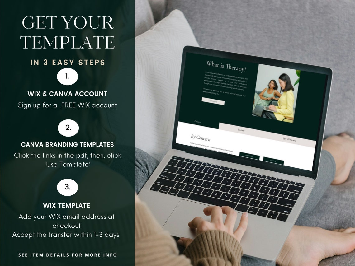 WIX Website Template, Social Media Templates, Instagram, Brochure ...