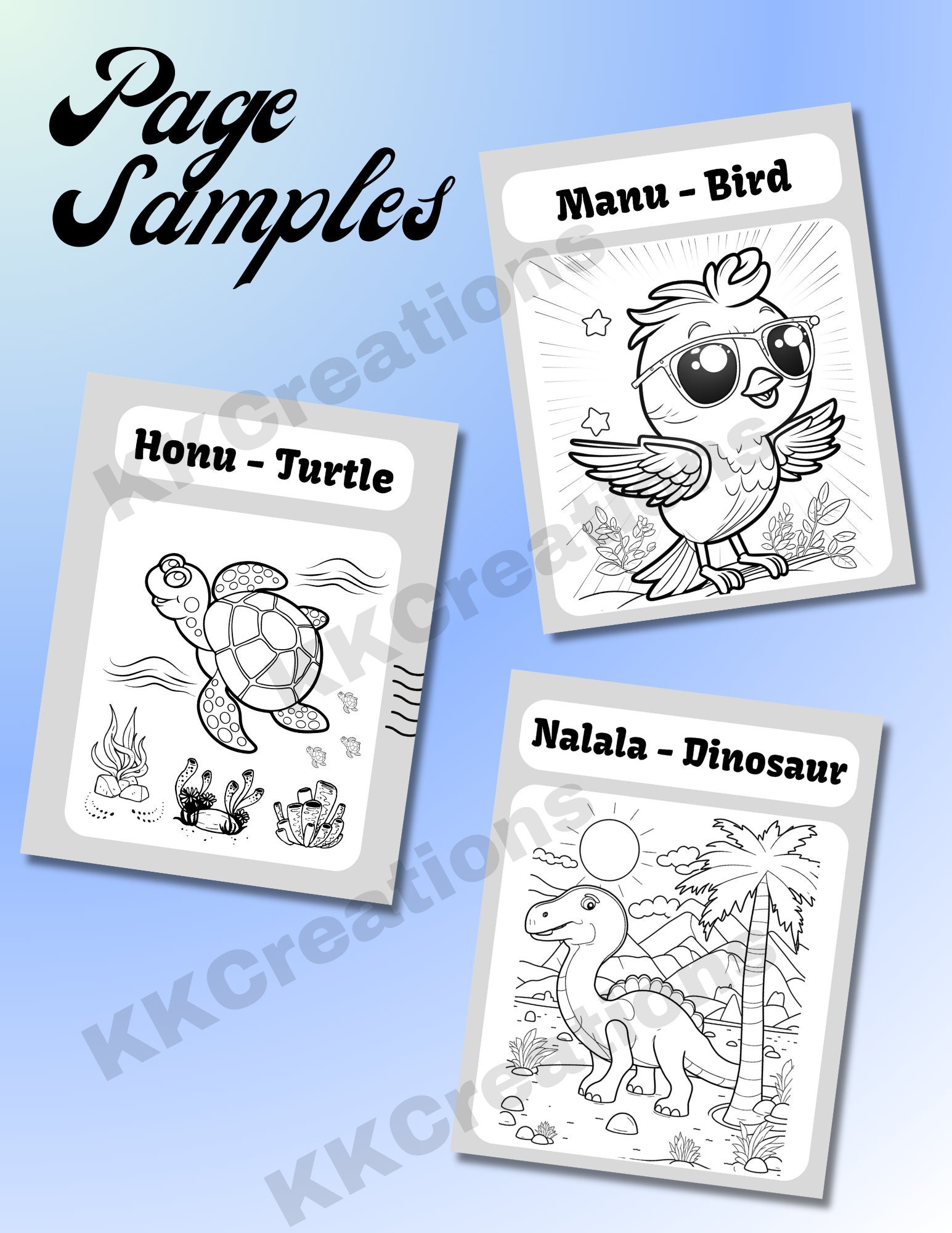 Hawaii Coloring Pages for Kids, ʻolelo Hawaii Animal Color Pages ...