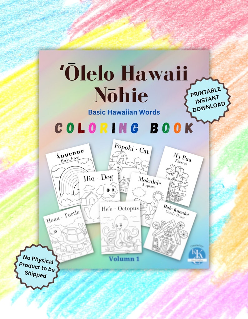 Hawaiian Coloring Pages, Hawaii Printable Art, Aloha State Coloring ...
