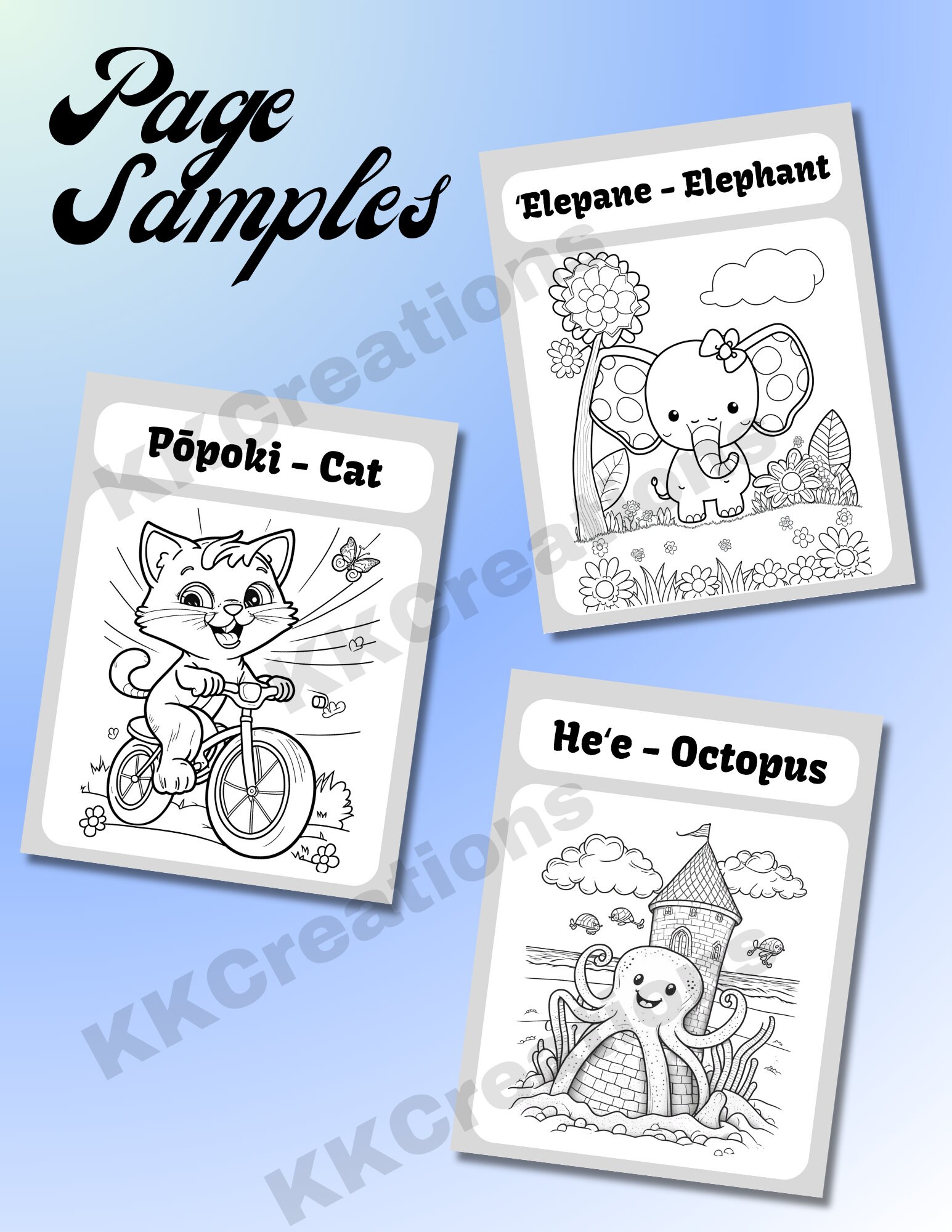 Hawaii Coloring Pages for Kids, ʻolelo Hawaii Animal Color Pages ...