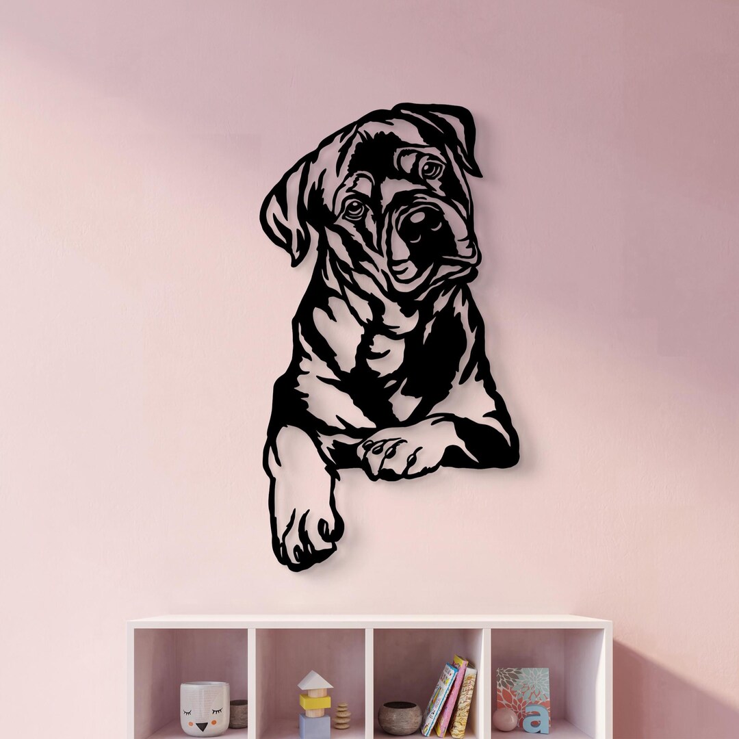 Metal Pet Portrait From Photo, Custom Pet Metal Wall Art, Personalized ...