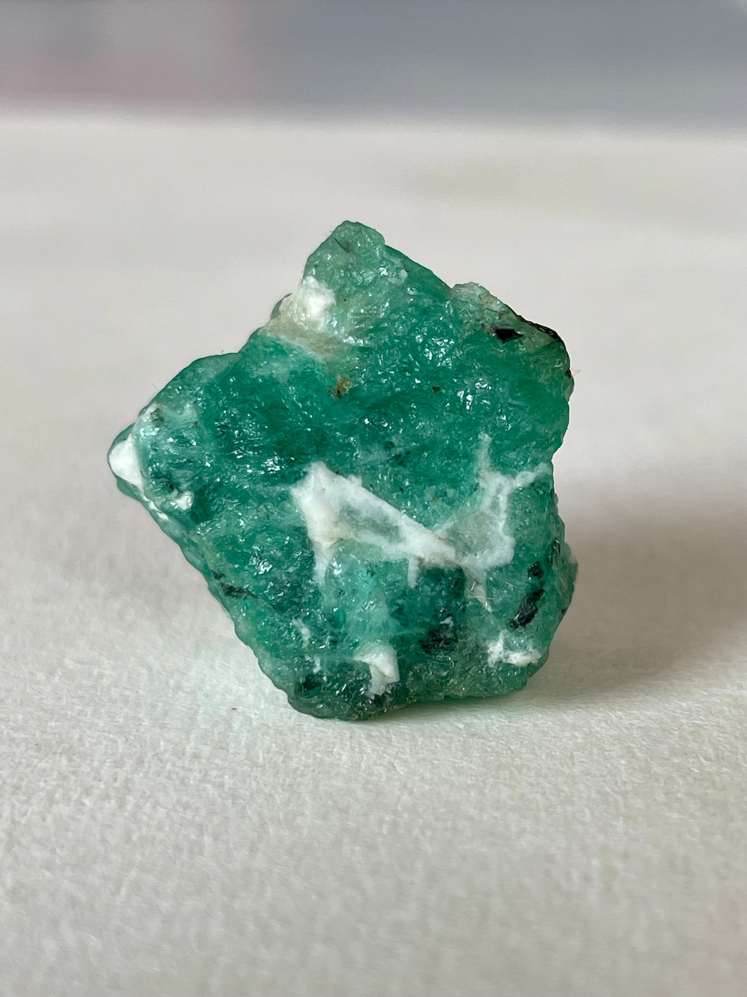 Natural Emerald Rough, Emerald Specimen, Zambia Emerald Raw, Genuine ...