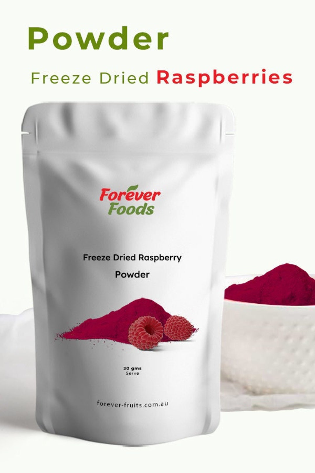 Freeze Dried Raspberries - Powder - Etsy