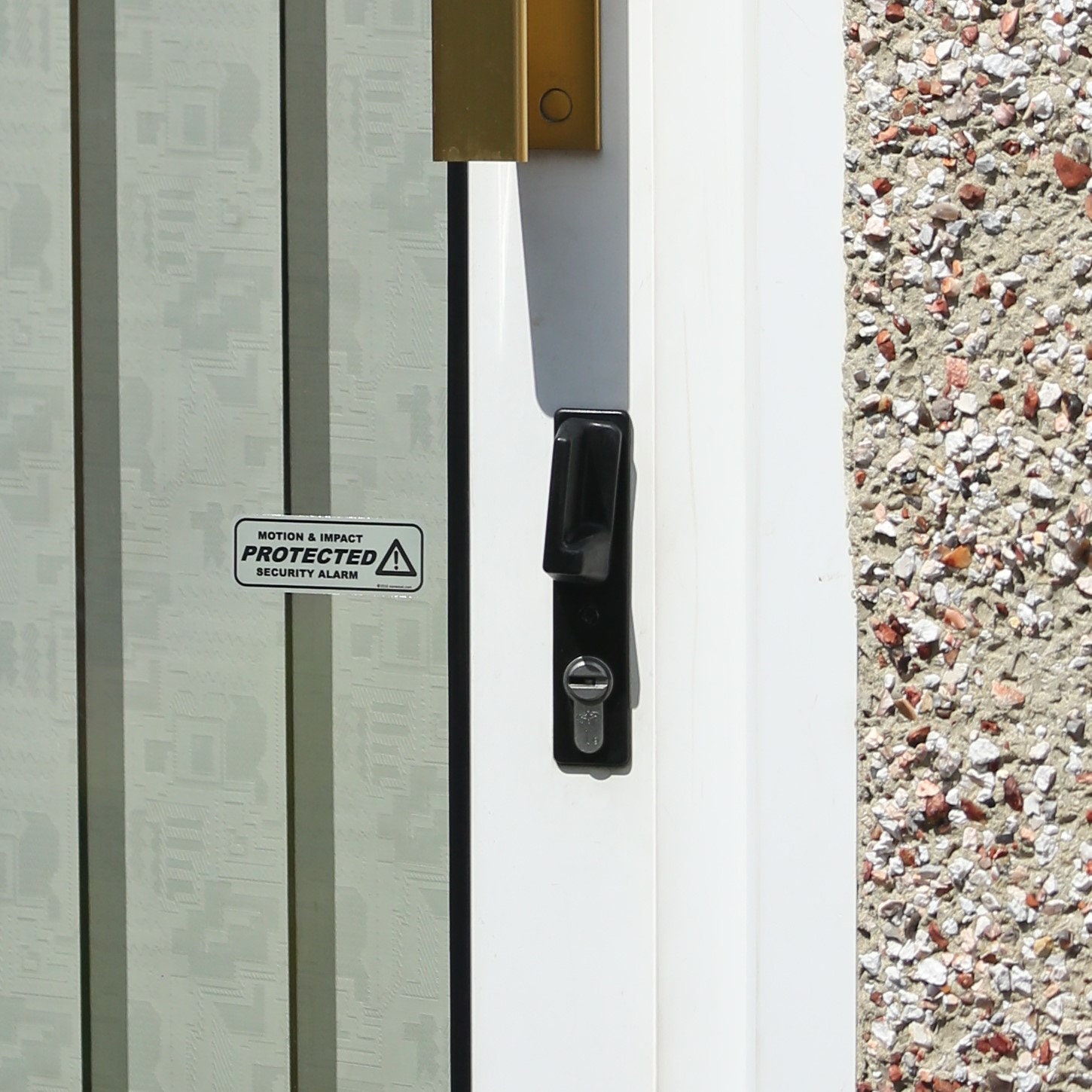 4 X PROTECTED MOTION and IMPACT Security Alarm Window Stickers - Home ...