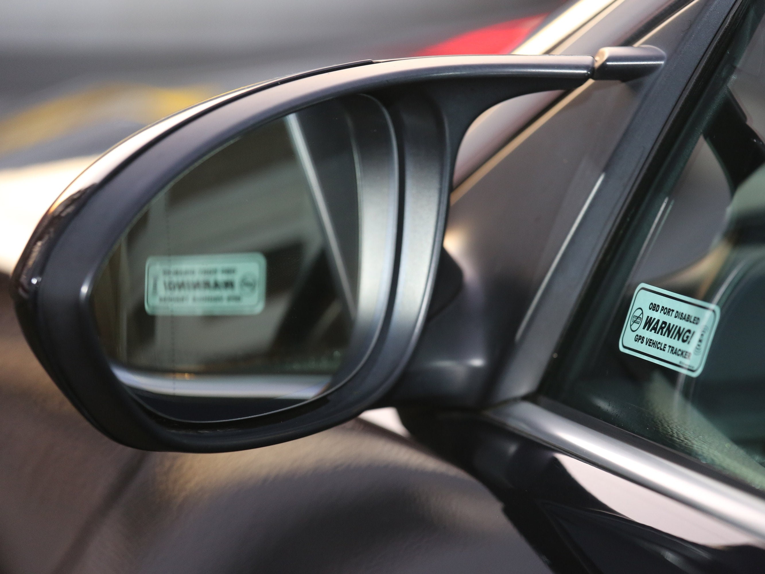 WARNING: 4 X OBD Port Disabled & GPS Tracker Fitted Window Stickers for ...