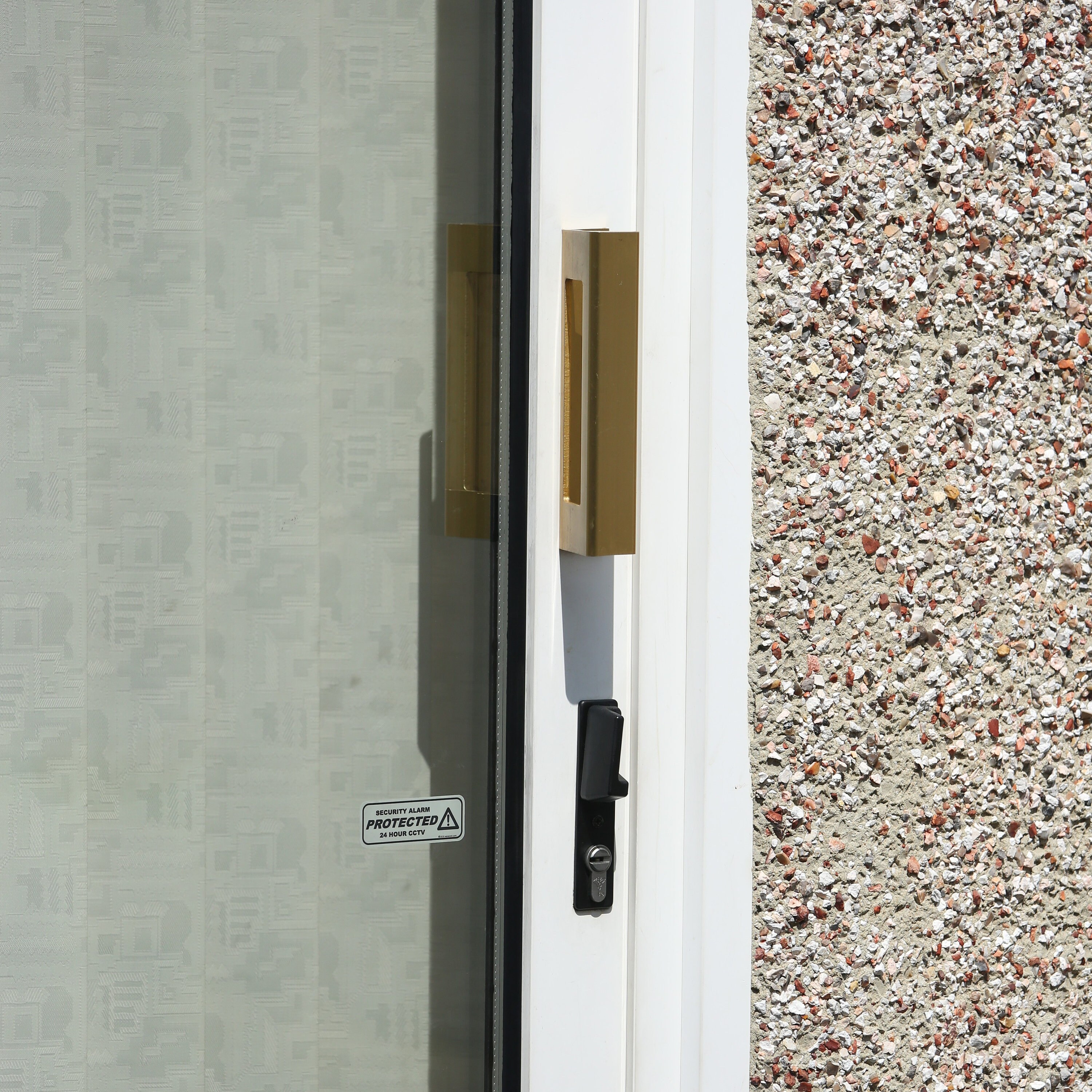 4 X PROTECTED 24 HOUR CCTV Window Stickers for Home, Business, Car, Van ...