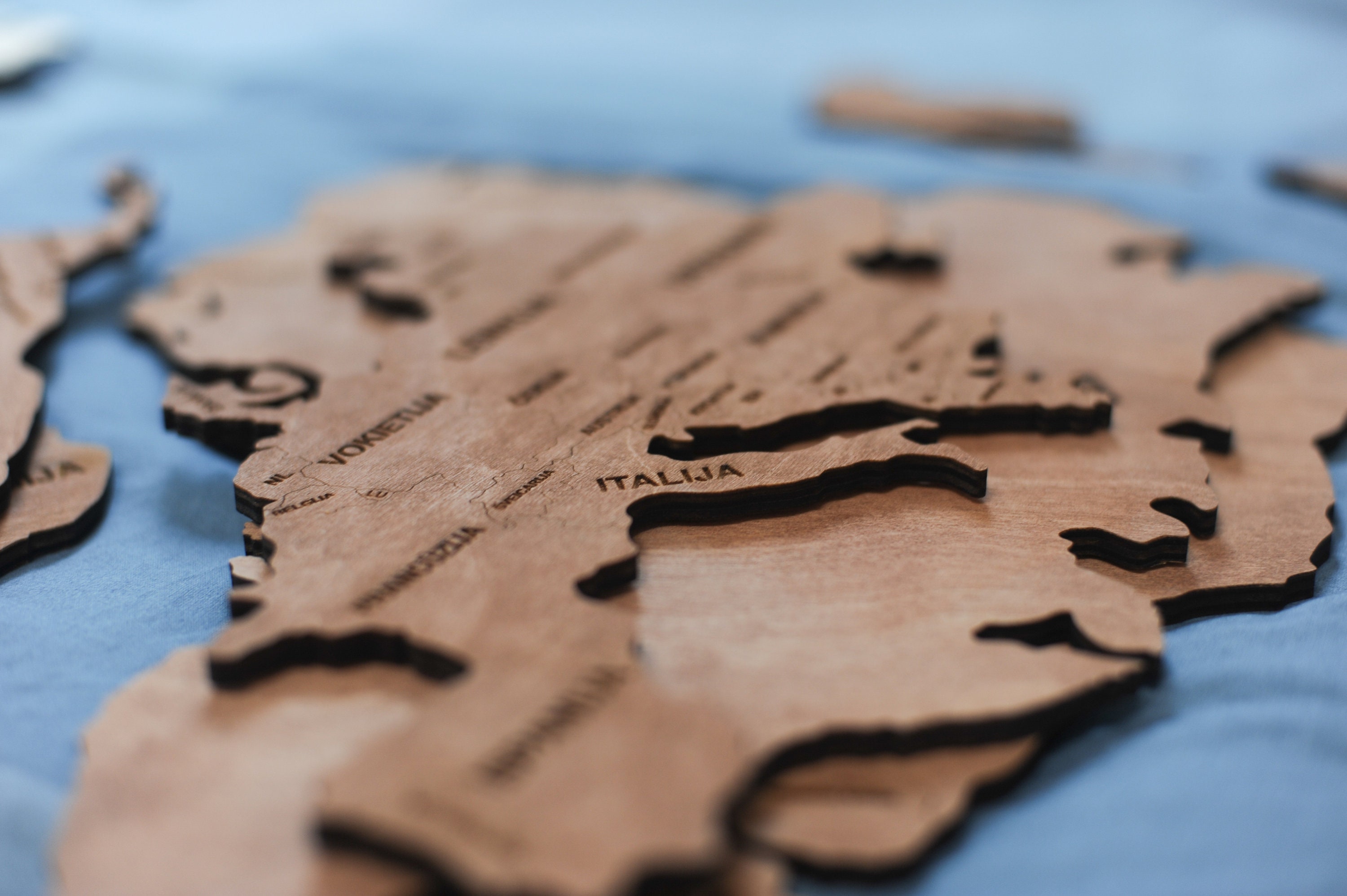 Create Lasting Memories With a Customizable Wooden World Map. Mark Your ...