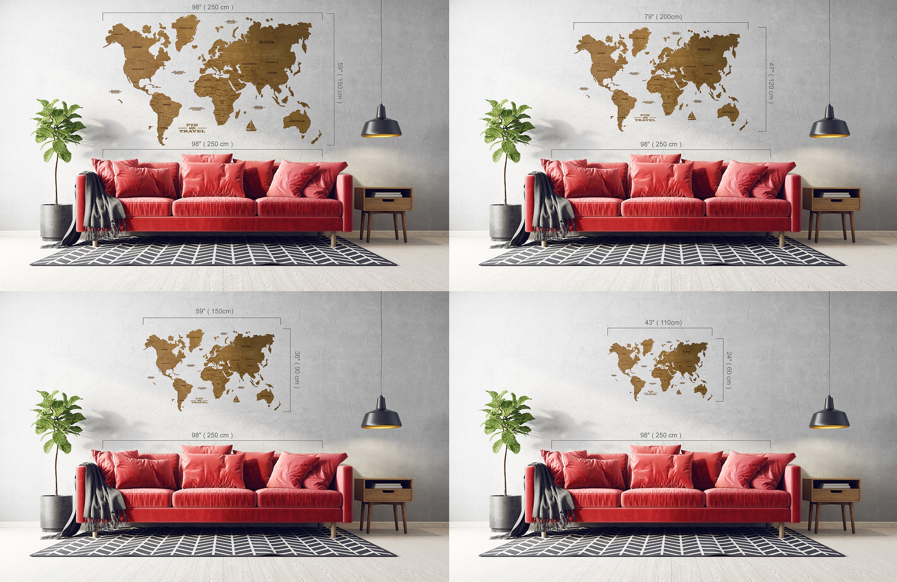 World Map, Wall Decor, Wood Map, World Map Wall Art, Wood Art Wall Decor, Wood Decor, Home Decor ...