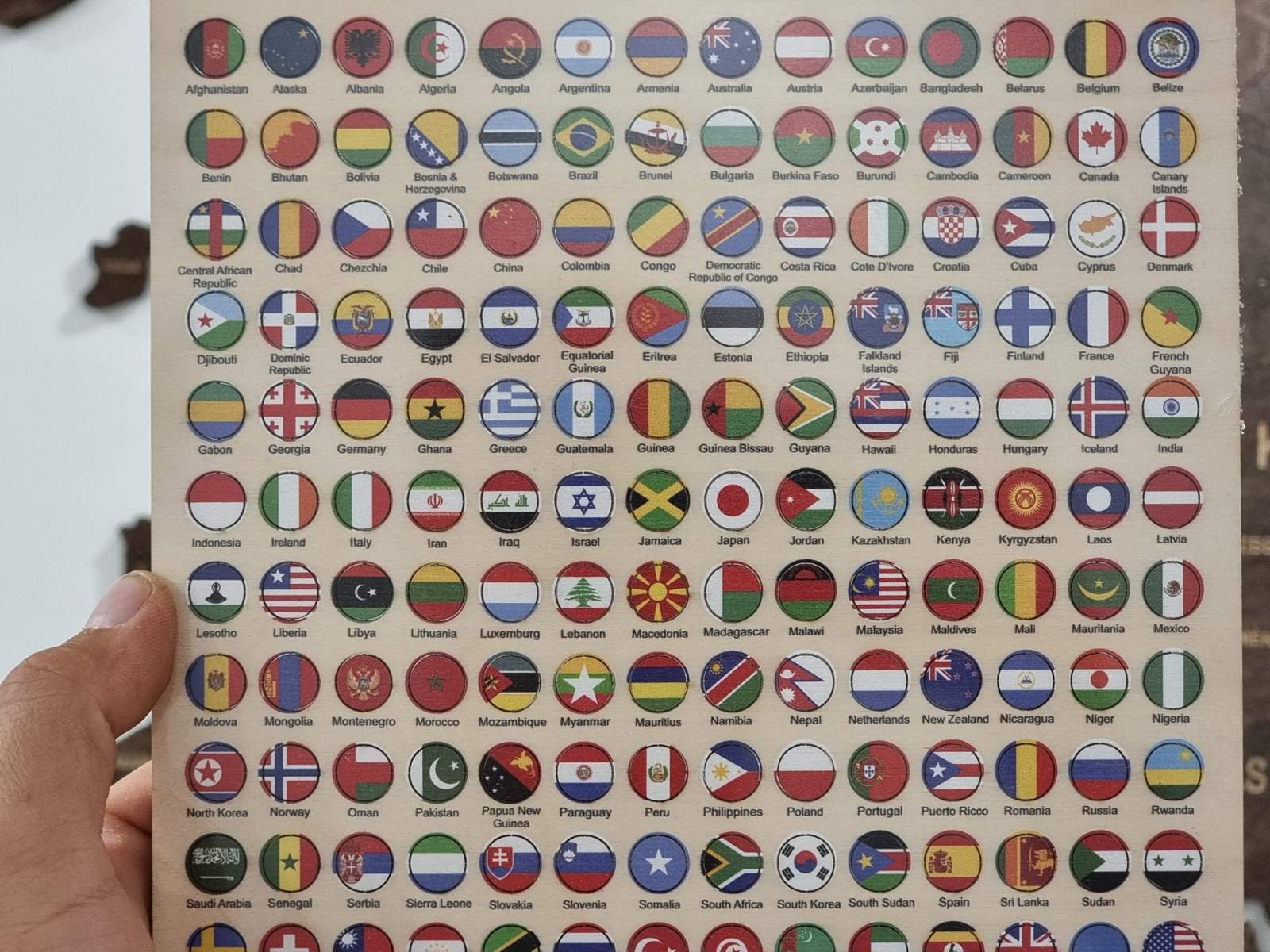 Flag Pins | Wooden Pins | Wooden Maps Pins | Country Flags Push Pins ...