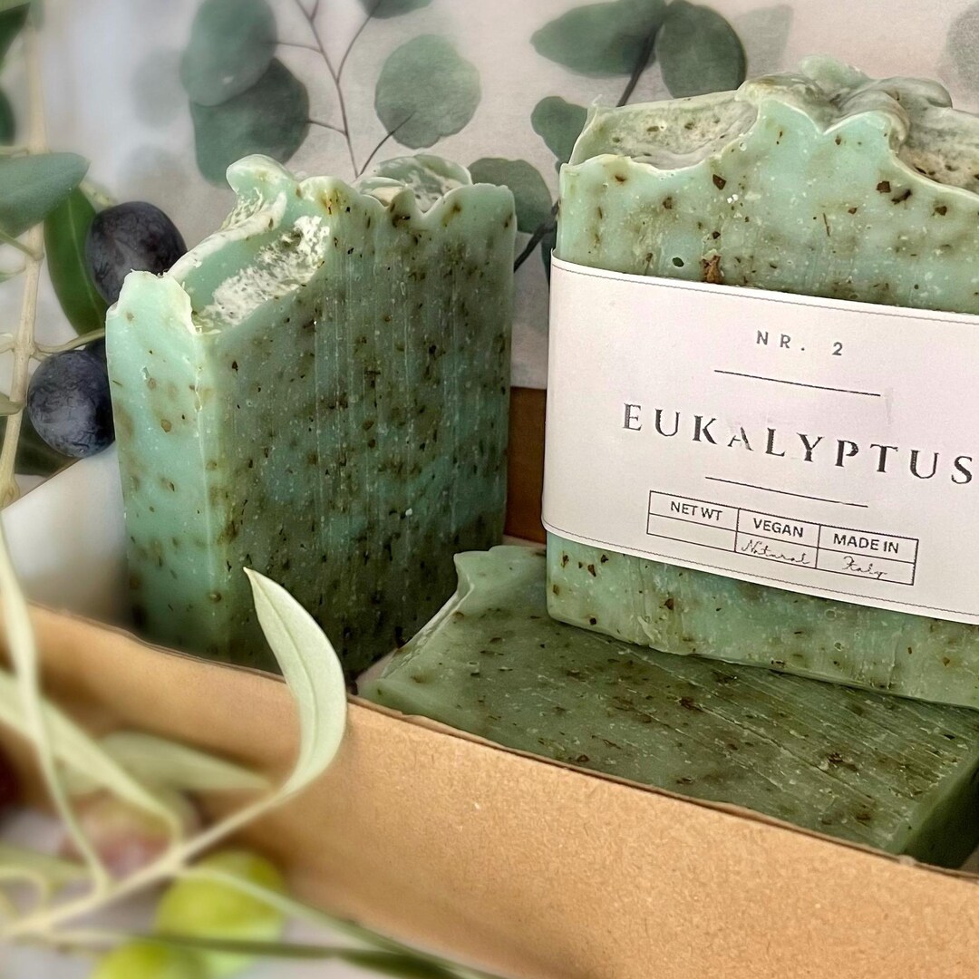 Eucalyptus Natural Soap Gift Handmade Vegan Beauty Wellness Soap Bar ...