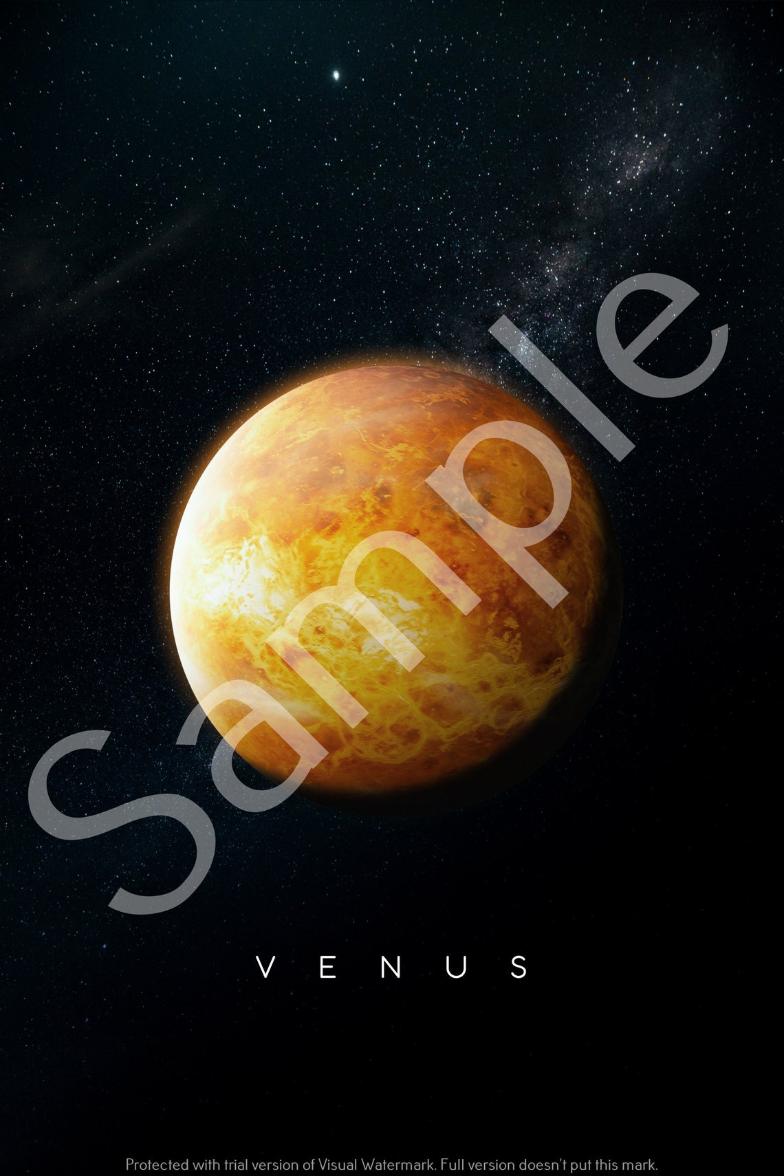 Solar System Planets Poster Set - Etsy