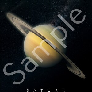 Solar System Planets Poster Set - Etsy