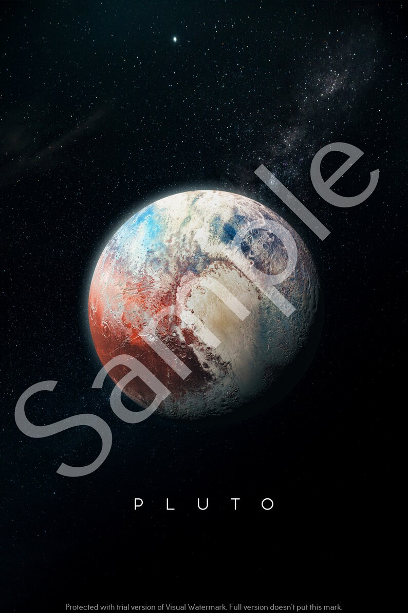 Solar System Planets Poster Set - Etsy