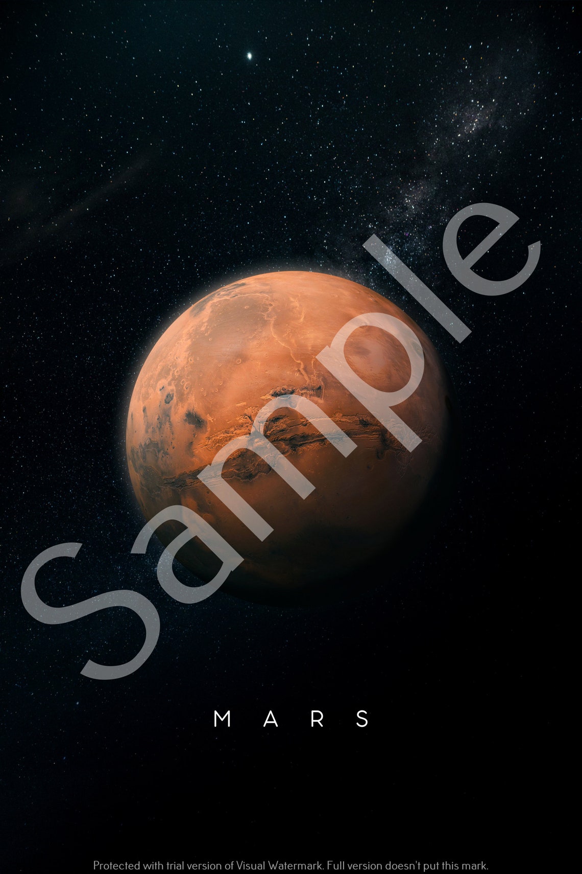 Solar System Planets Poster Set - Etsy