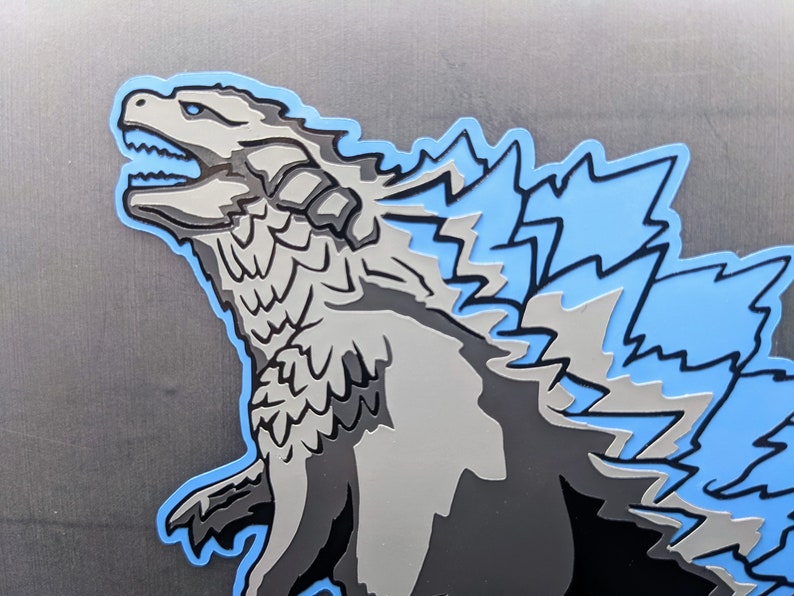 Godzilla Sticker Gojira Sticker Decal King of the Monsters - Etsy