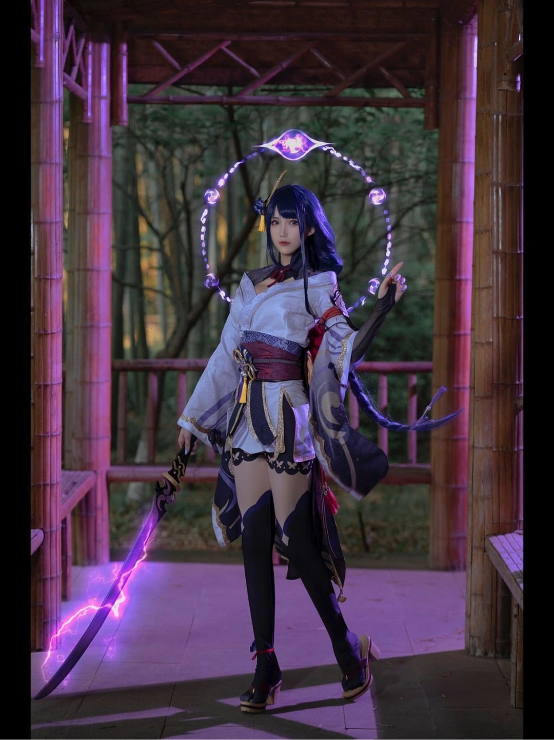 Genshin Impact Raiden Ei Cosplay Costume Anime Game Outfit - Etsy New ...