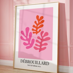 Henri Matisse Poster, Indie Room Decor, Modern Wall Decor, Wall Art ...