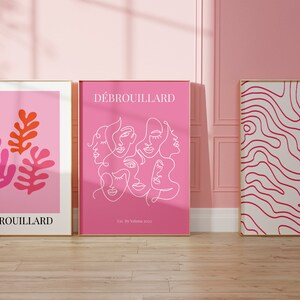 Cute Pink Print Collection, Positive Affirmation Wall Decor, Indie Room ...