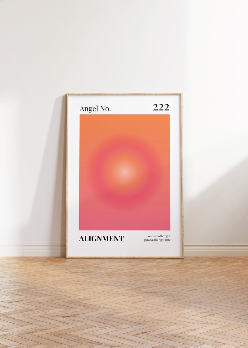 Angel Number 222 Printable Pink Law of Attraction Poster - Etsy