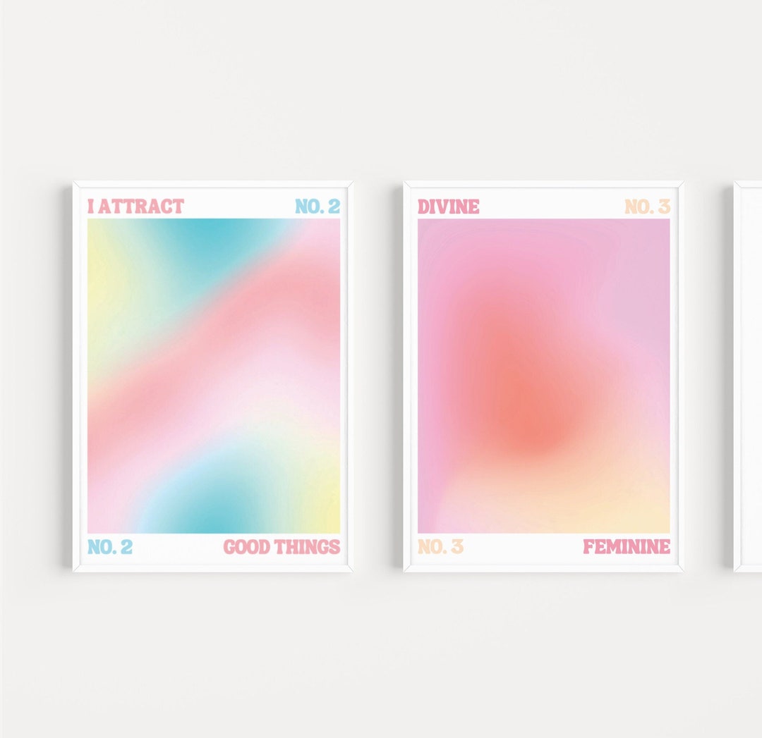 Spiritual Posters Set of Two Law of Attraction Posters - Etsy