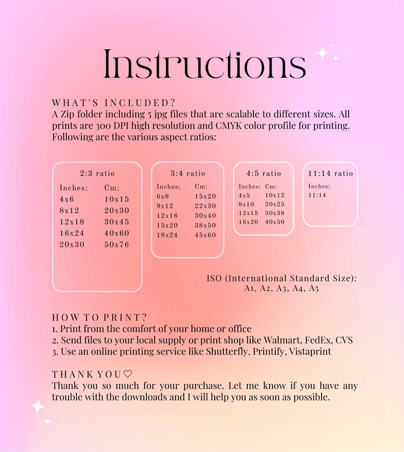 Angel Numbers Set of Three Prints Cute Feminine Affirmation - Etsy