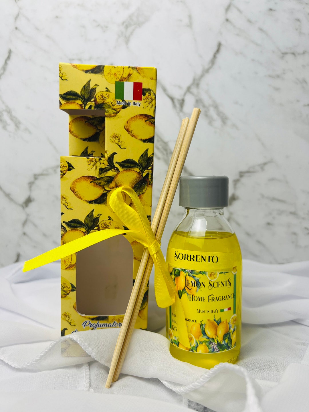 Lemon Reed Diffuser | Amalfi Coast Lemon | Made & Imported From Italy ...
