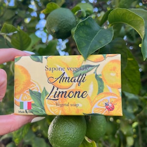 Lemon Soap | Limone Soap | Amalfi Limone | Made in Italy - Etsy