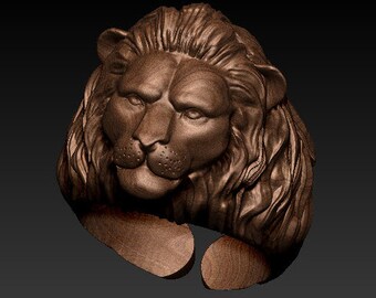 3d File, Stl File, Lion Ring,3d - Etsy UK