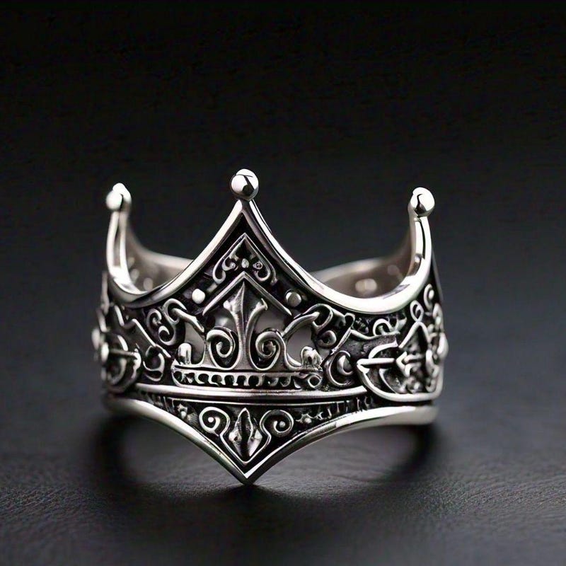 Crown Ring - Etsy