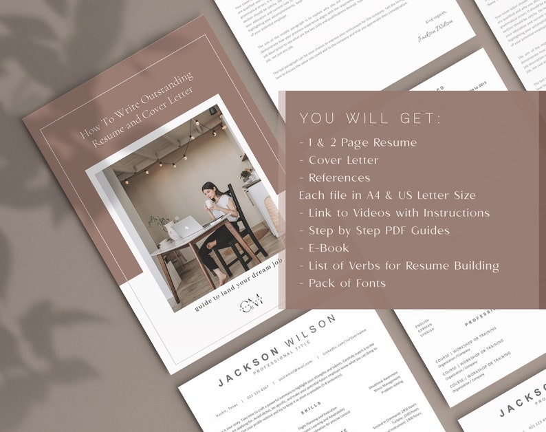 Pilot Resume Template MS Word, MAC Pages, Google Docs, ATS Friendly ...