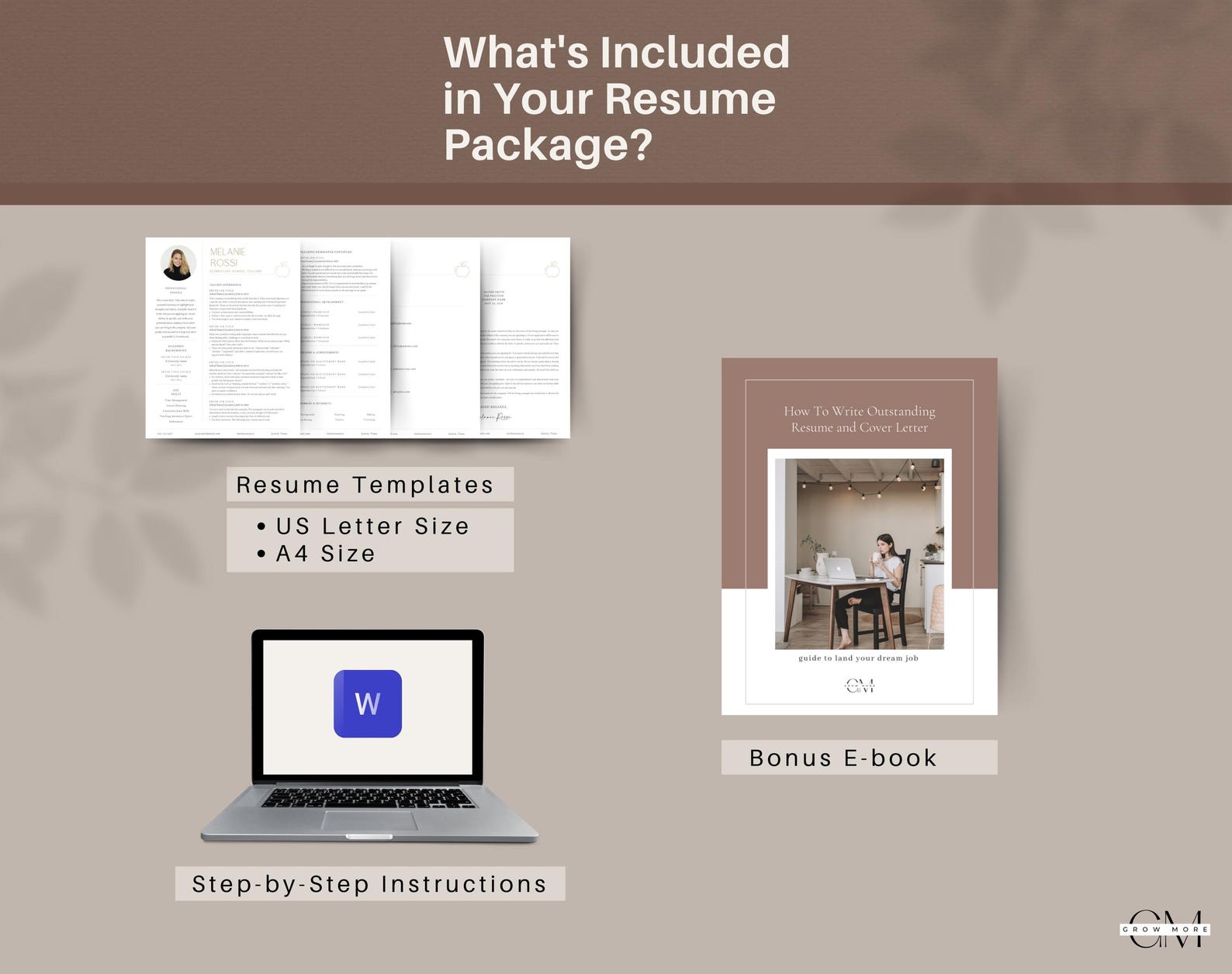 Modern Teacher Resume One & Two Pages With Cover Letter and References ...