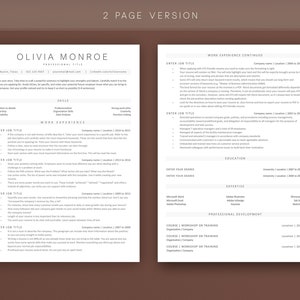 ATS Resume Template Google Docs, Pages, Word, Minimalist ATS CV ...