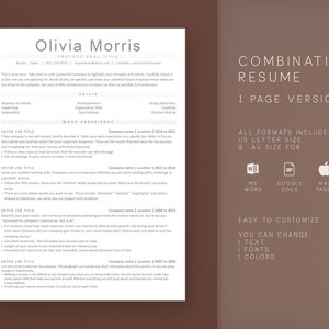 Resume Template ATS Google Docs, Pages, MS Word, 1 & 2 Pages ATS ...