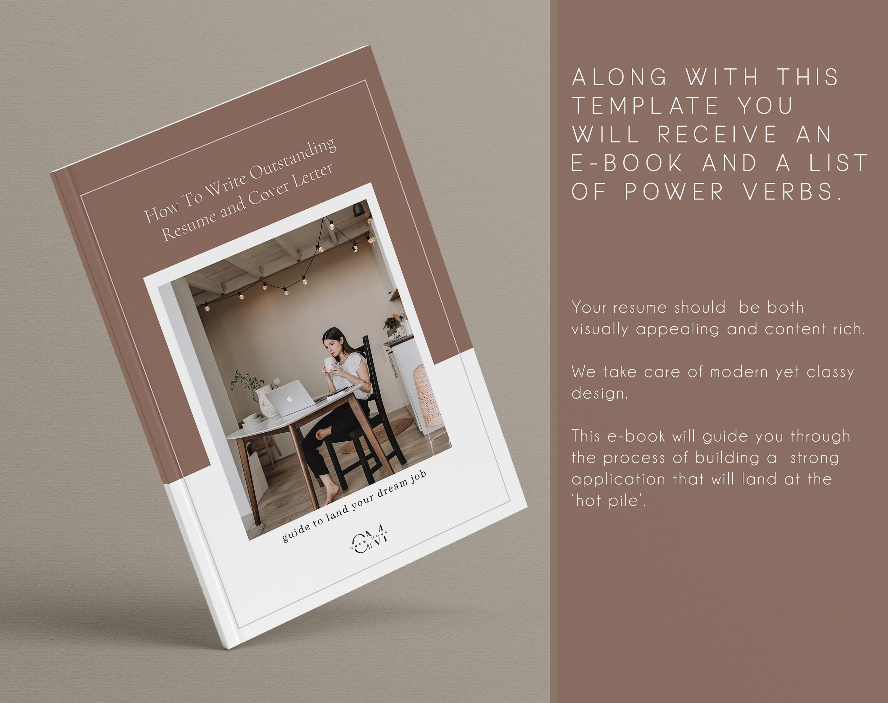 Combination Resume and Cover Letter, Skills Based Resume Template MS ...