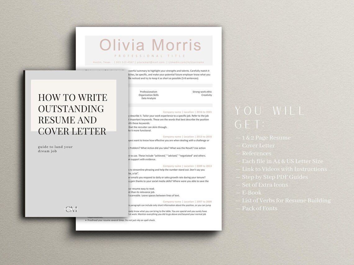 Resume Template ATS Google Docs, Word, Pages, Ats Friendly Resume, ATS ...