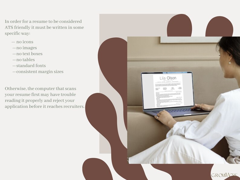 Resume ATS Template for Word, Resume Templates ATS, Cover Letter and ...