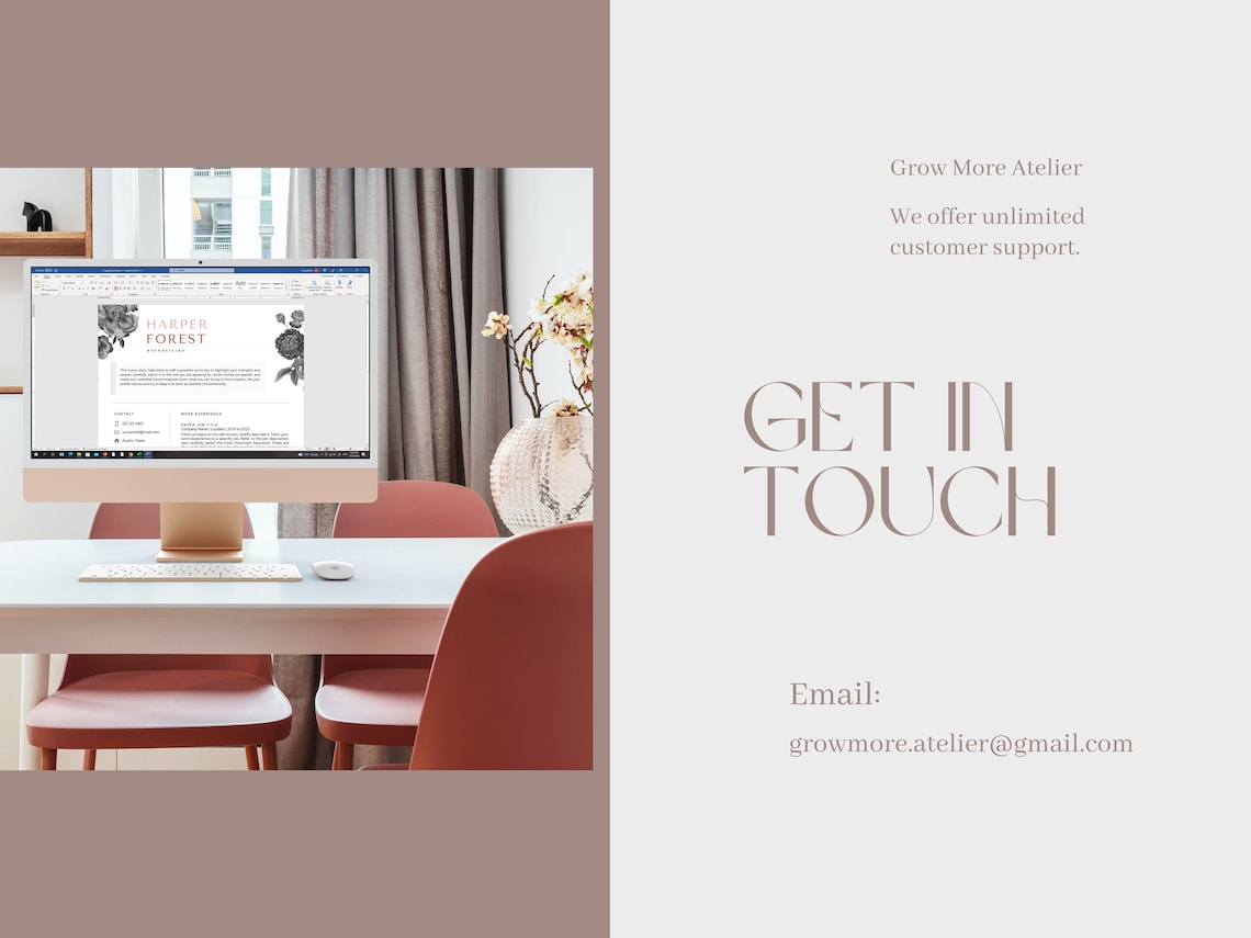 Esthetician Resume Template With Cover Letter, Cosmetologist Resume ...