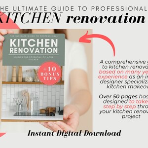 KITCHEN DESIGN GUIDE Kitchen Remodel Guide Kitchen - Etsy