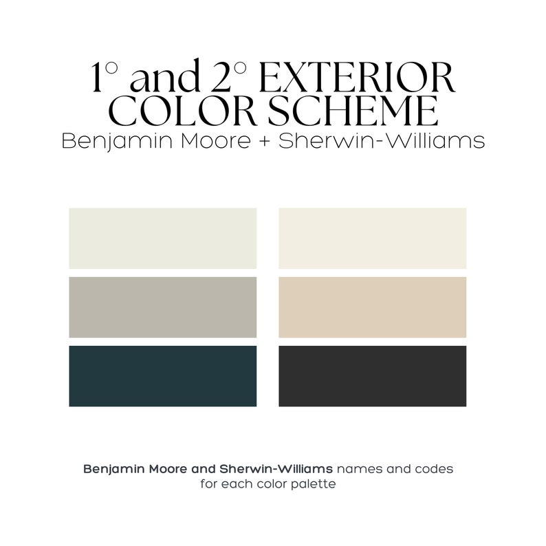 Sherwin Williams EXTERIOR Color Palette for RED BRICK Exterior Colors ...