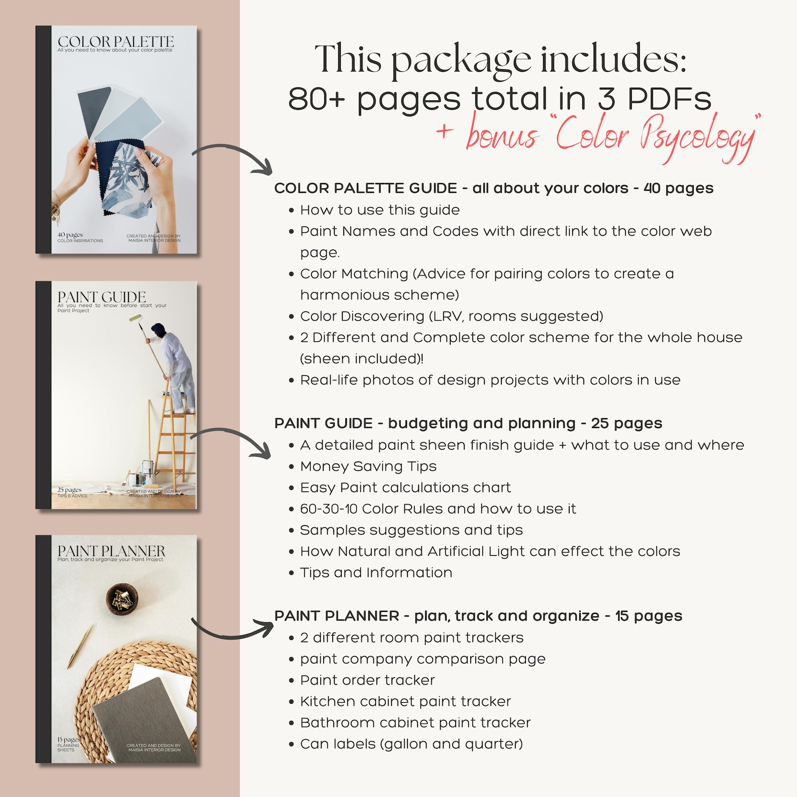 REPOSE GRAY Sherwin Williams Color Palette Whole House Paint Palette ...